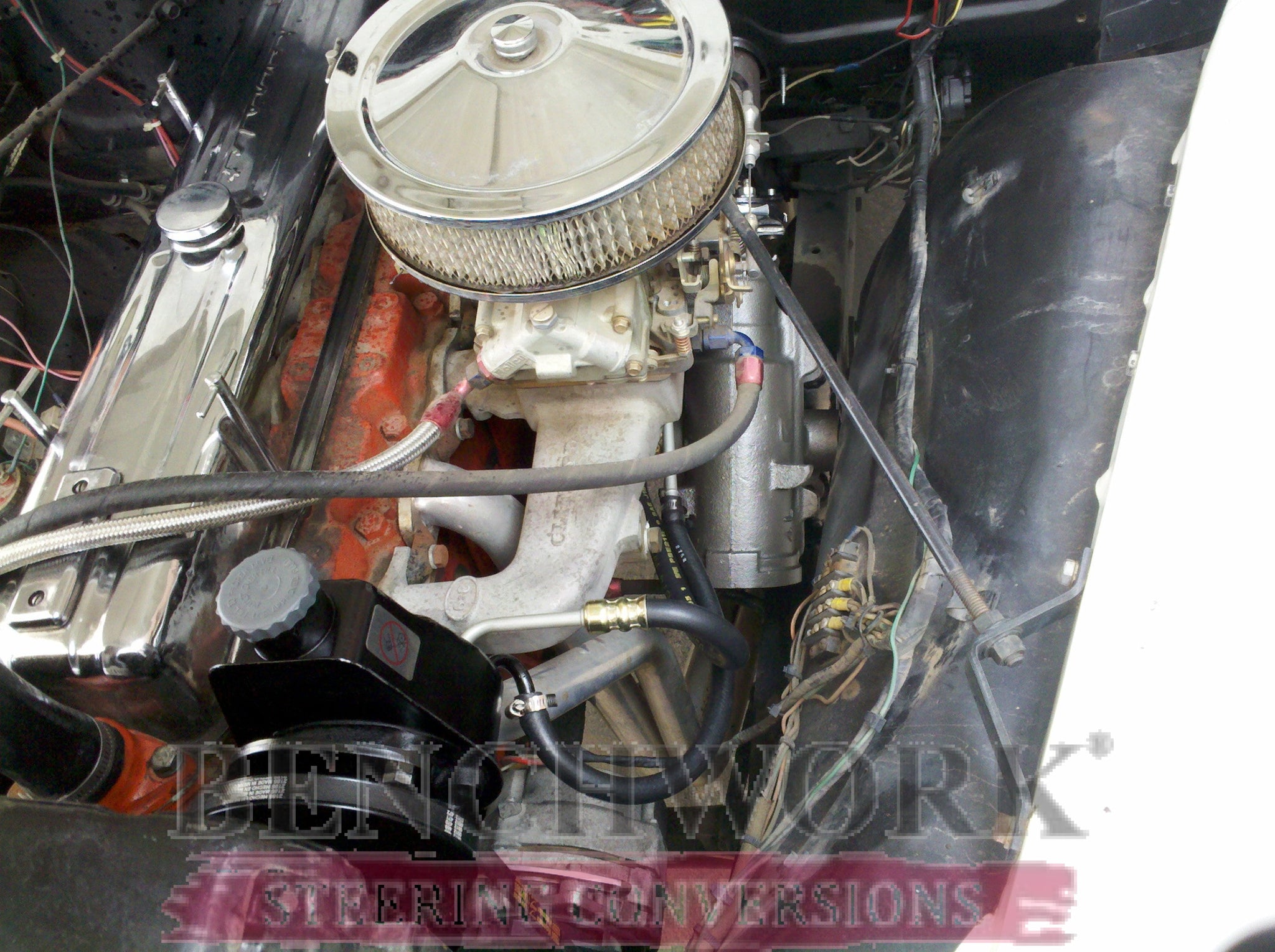 Chevy / GMC truck 235 straight six power steering pump kit – Benchwork ...